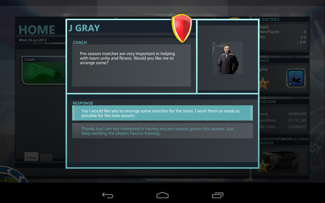 Premier Manager: Game Review - AndroidPure