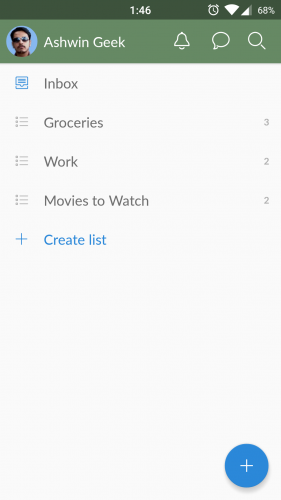 Wunderlist For Android Gets A UI Overhaul, Support For Android 6.0 ...