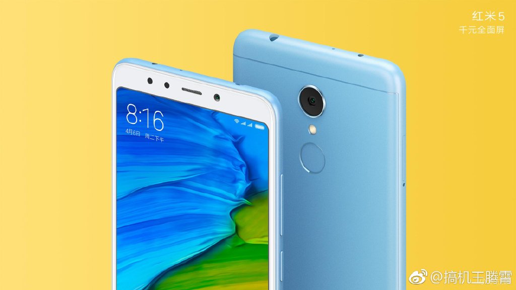 Xiaomi Redmi 5 / Redmi 5 Plus official press renders surface ahead of ...