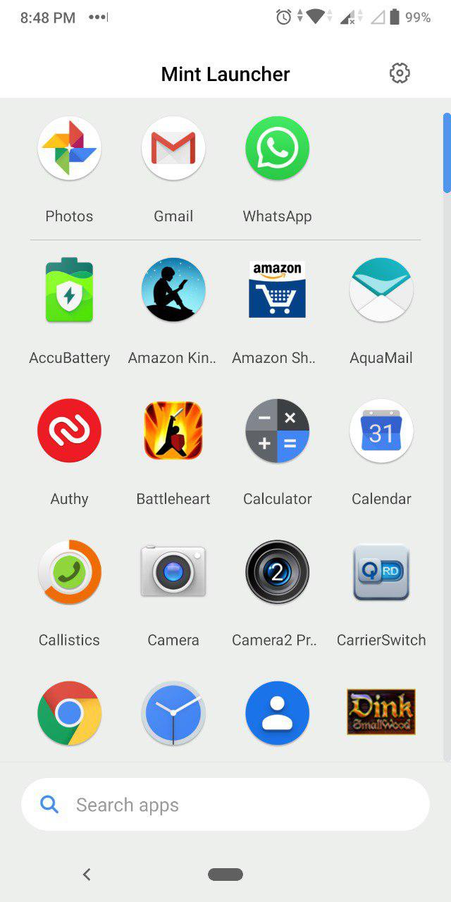 Xiaomi Mint Launcher Official Version
