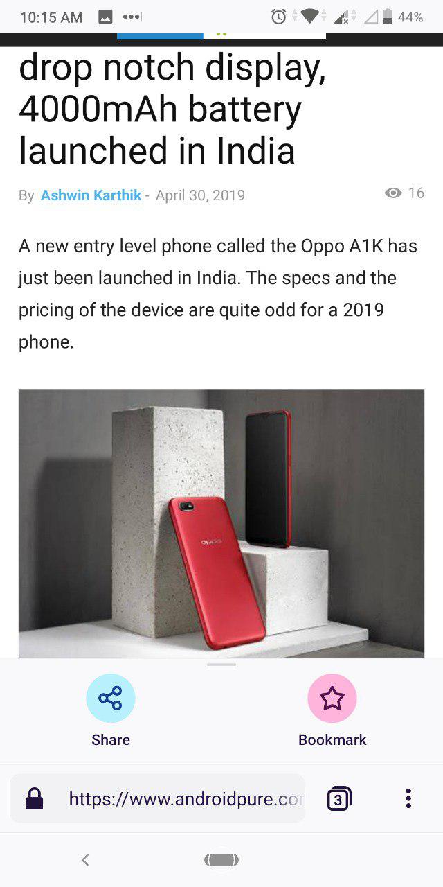 Differences between Mozilla Firefox and Fenix browser