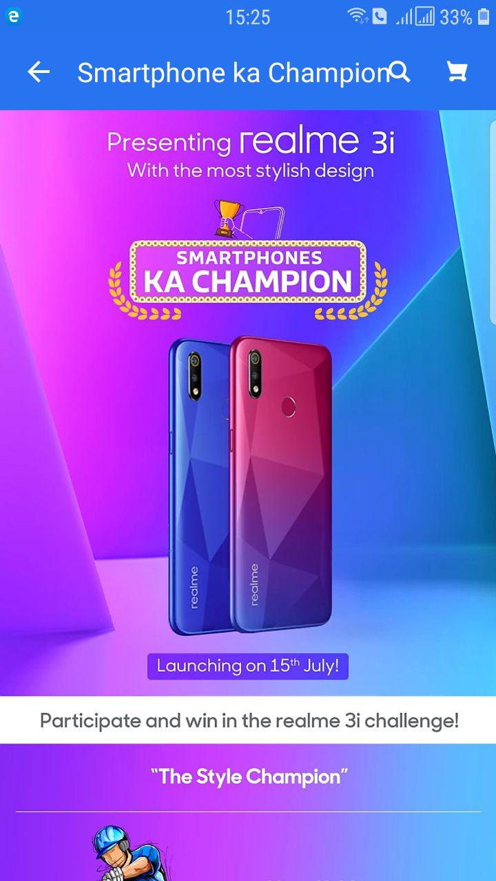 Realme 3i Back Panel Design Revealed Ahead Of Launch